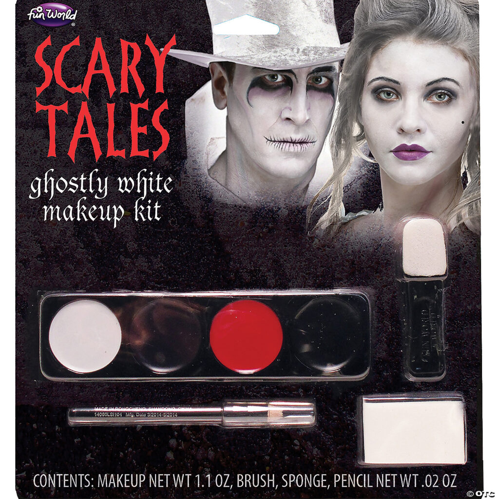 Fun World Scary Tales Ghostly White Makeup Kit - The Tilted Stage ...